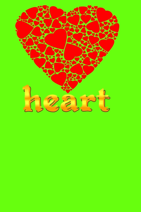 heart Template | PosterMyWall