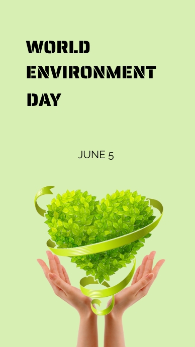 Heart Ecology world environment day Template | PosterMyWall