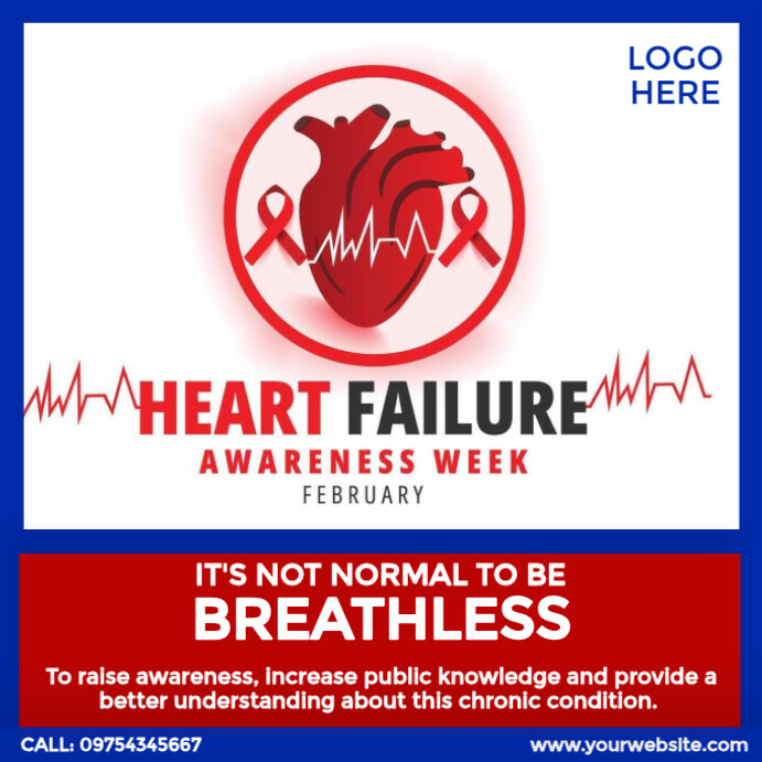 Heart Failure Awareness Week Template | PosterMyWall