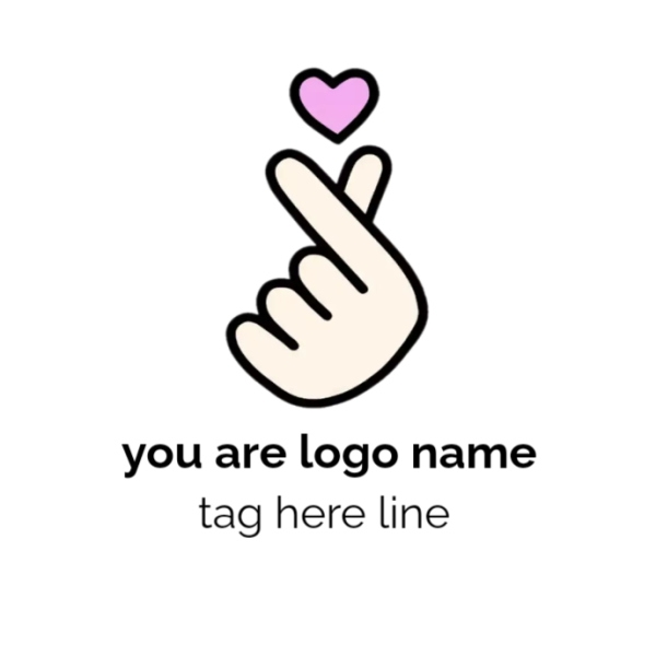 Copy of Heart fingers logo | PosterMyWall