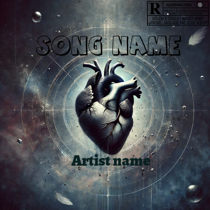 Heart Floating Album Cover Template | PosterMyWall