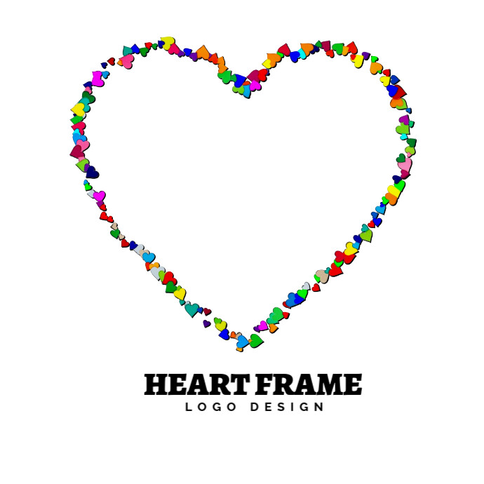 Heart frame logo Templat | PosterMyWall
