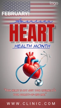 Heart Health Month Flyers