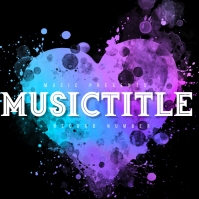 Heart Album Cover Template | PosterMyWall