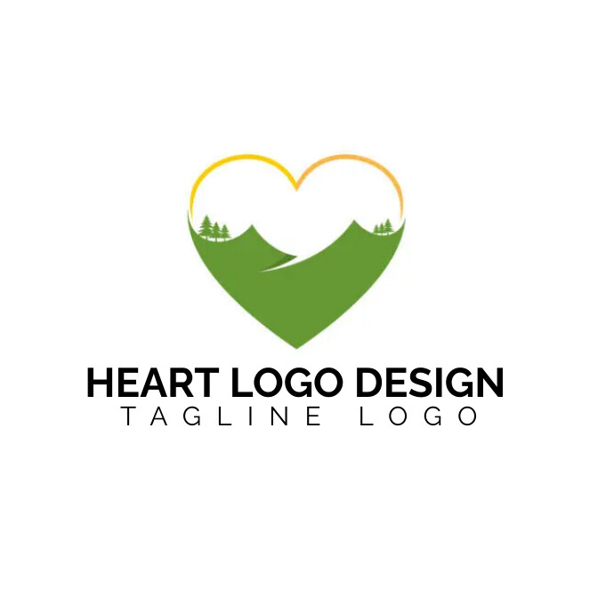 HEART LOGO Template | PosterMyWall
