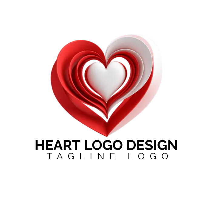 HEART LOGO Template | PosterMyWall