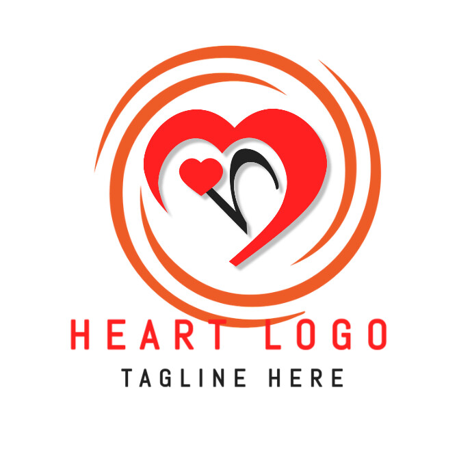 Heart Logo Template | PosterMyWall