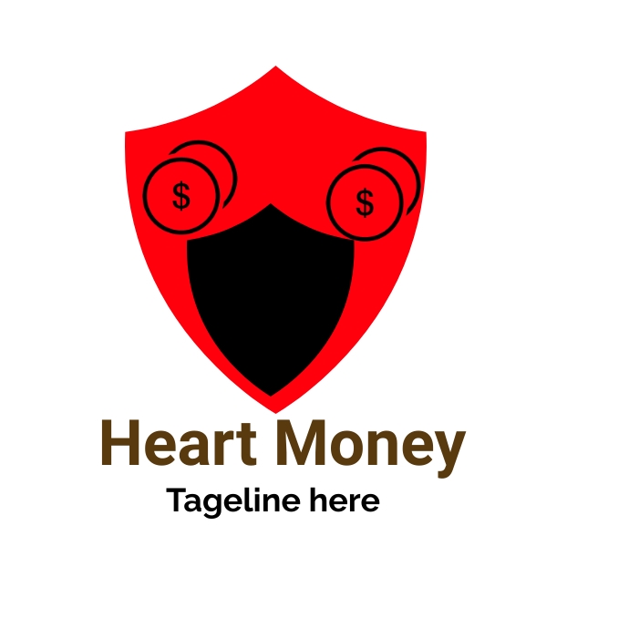 heart money logo Template | PosterMyWall