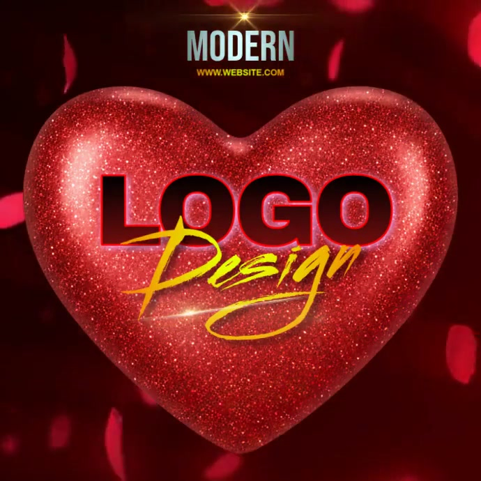 Heart Shape Logo Design Template | PosterMyWall