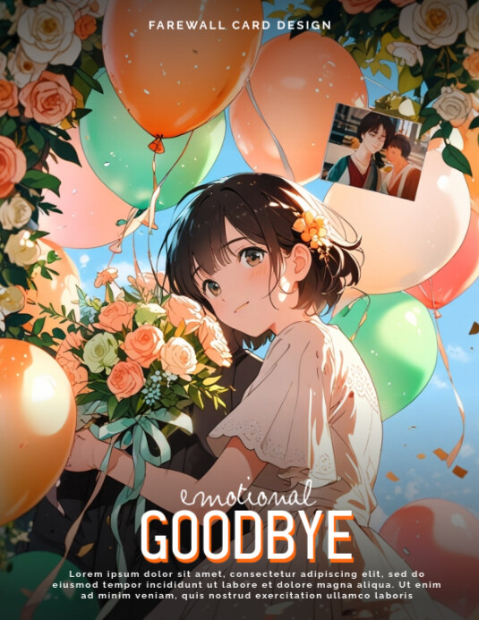 Copy of Heartfelt Farewell Card Backdrop Designs for Emotional Goodbyes ...