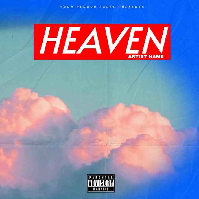 Heaven Video Album cover template | PosterMyWall