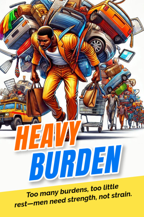 Copy of Heavy burden | PosterMyWall
