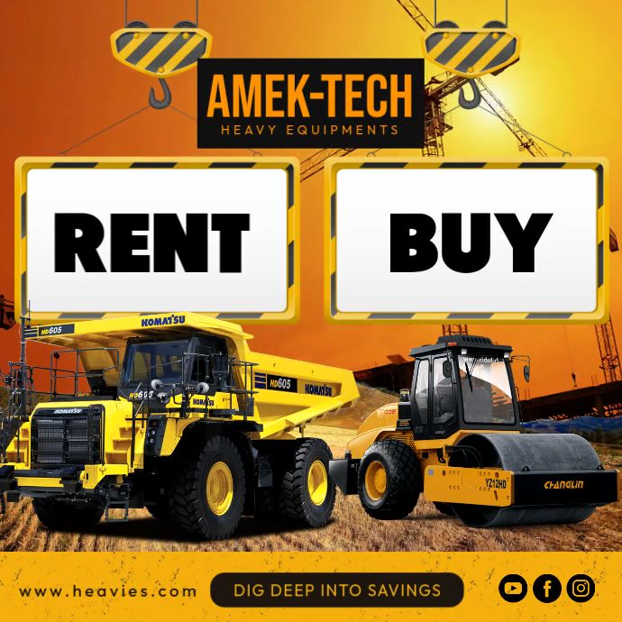 Copy of Heavy Equipment Rental | PosterMyWall