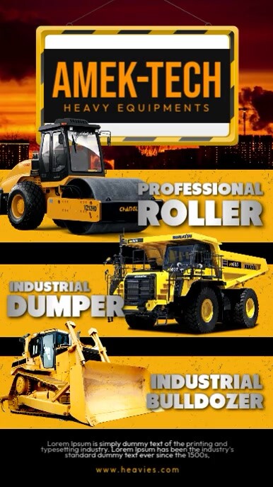 Copy of Heavy Machinery Sale Ads | PosterMyWall