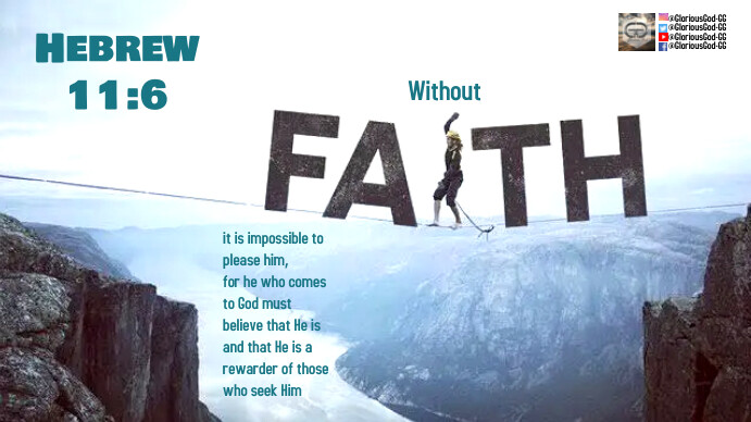 Hebrew 11:6 Template | PosterMyWall
