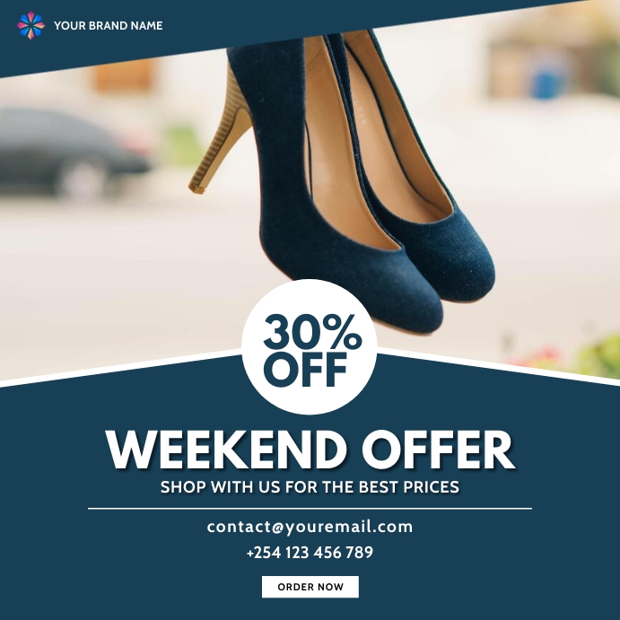 heels women sandals fashion sale flyer Template | PosterMyWall