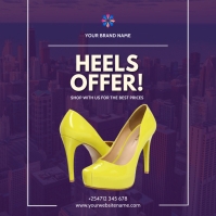 heels women shoes fashion sale flyer Template | PosterMyWall