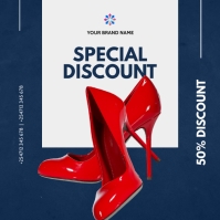 heels women sandals fashion sale flyer Template | PosterMyWall