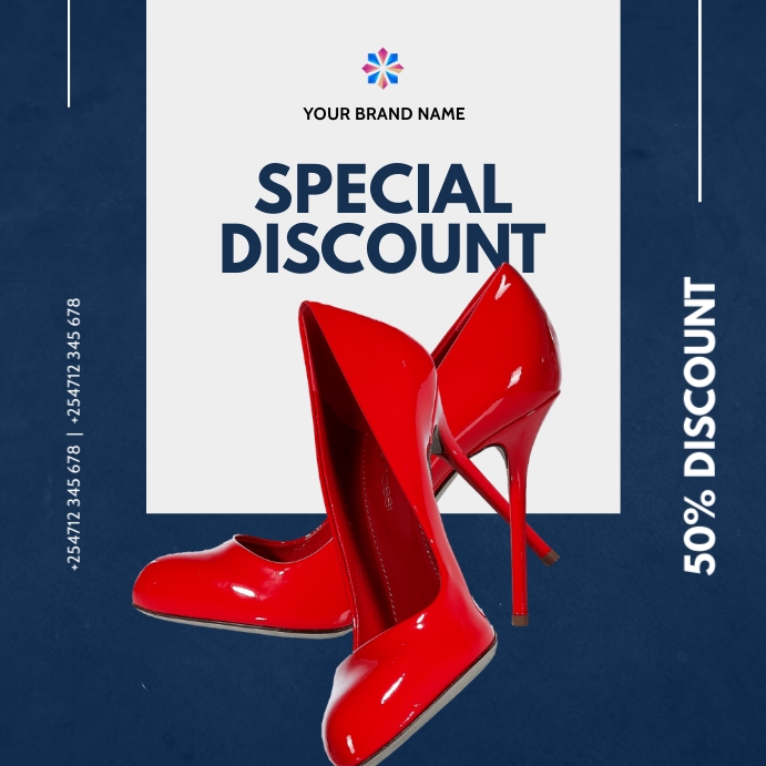 heels women sandals fashion sale flyer Template | PosterMyWall