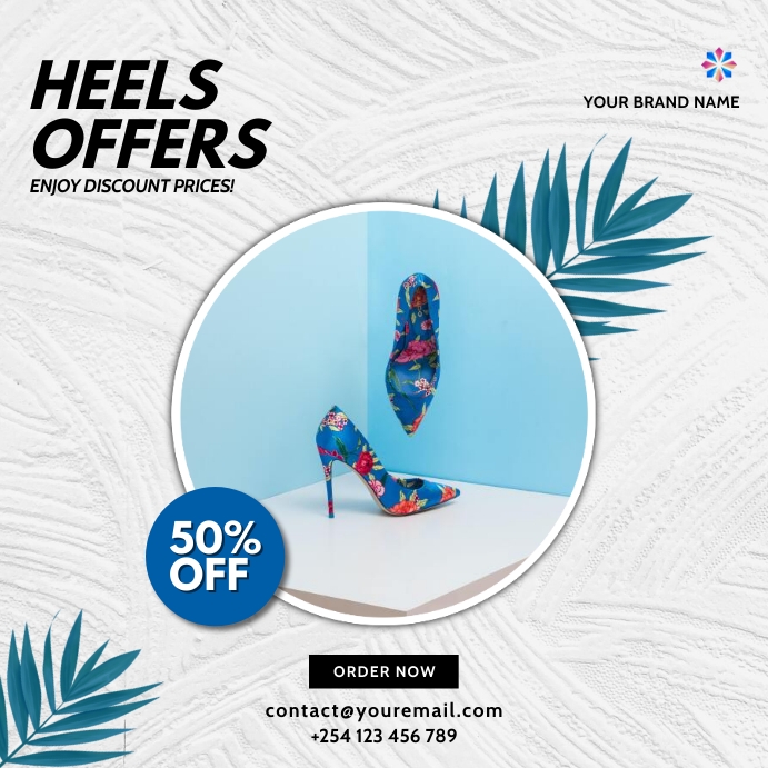 heels women sandals fashion sale flyer Template | PosterMyWall
