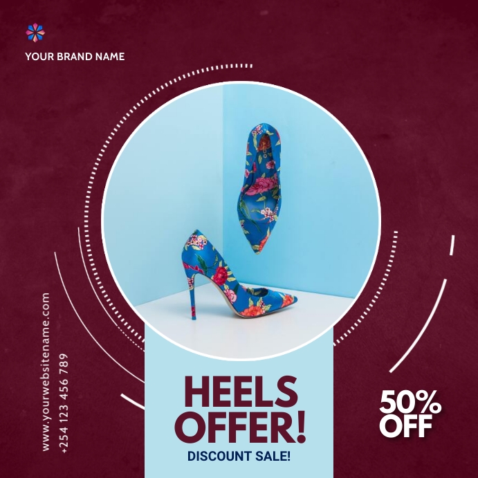 heels women shoes fashion sale flyer Template | PosterMyWall