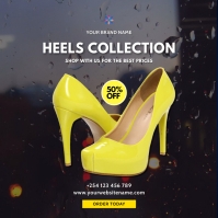 heels women shoes fashion sale flyer Template | PosterMyWall