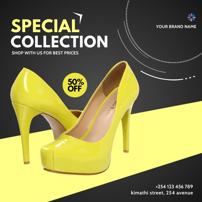 Copy of heels women shoes fashion sale flyer | PosterMyWall