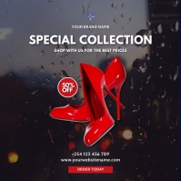 heels women shoes fashion sale flyer Template | PosterMyWall