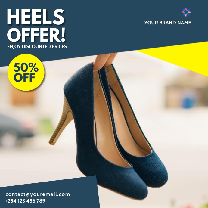 Copy of heels women shoes sandals fashion sale flyer | PosterMyWall