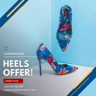 heels women shoes sandals fashion sale flyer Template | PosterMyWall