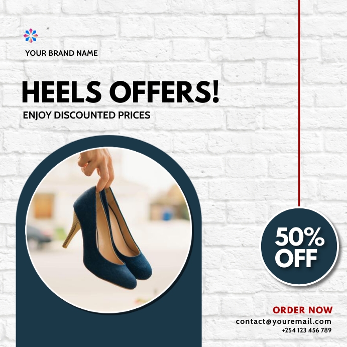 Copy of heels women shoes sandals fashion sale flyer | PosterMyWall