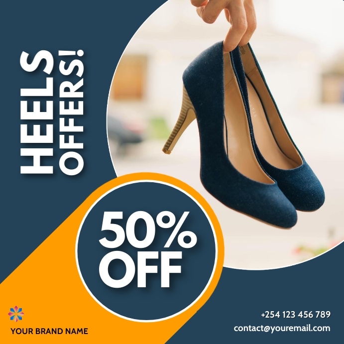 Copy of heels women shoes sandals fashion sale flyer | PosterMyWall