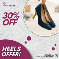 heels women shoes sandals fashion sale flyer Template | PosterMyWall