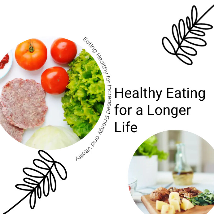 Plantilla de Helathy food | PosterMyWall