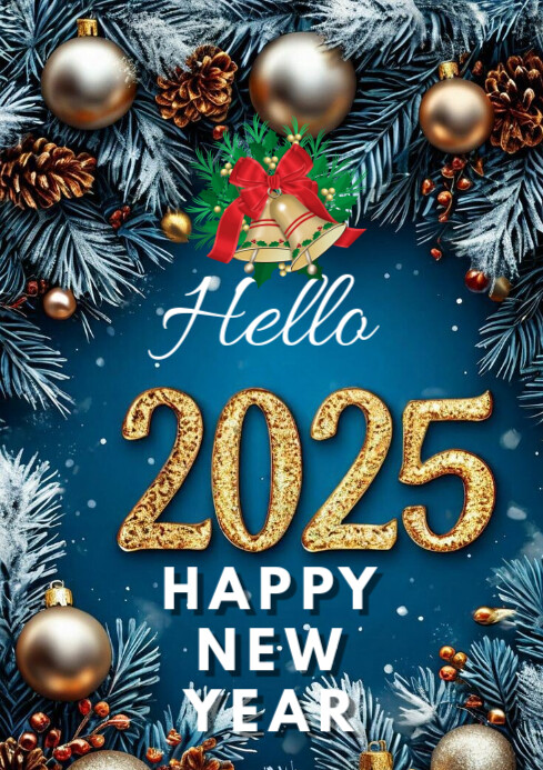 hello 2025 Template | PosterMyWall