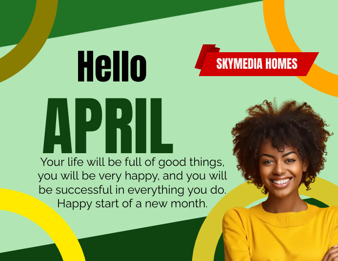 Copy of Hello April | PosterMyWall