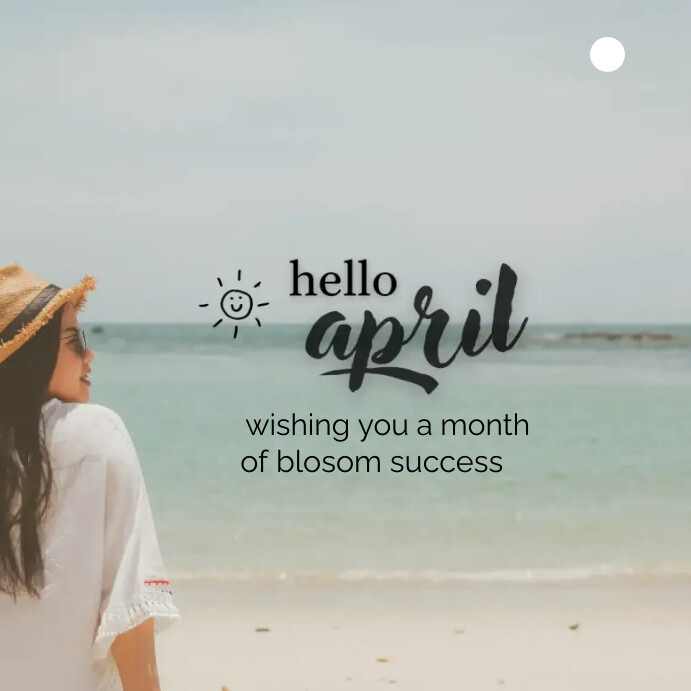 Plantilla de Hello April Design | PosterMyWall