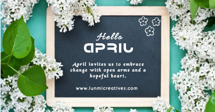 Hello April Template | PosterMyWall