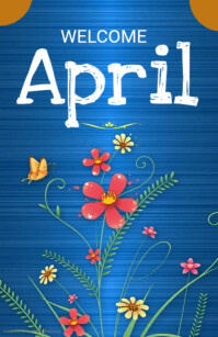 Hello April Template | PosterMyWall