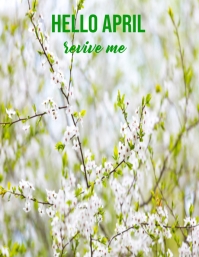 hello April Template | PosterMyWall