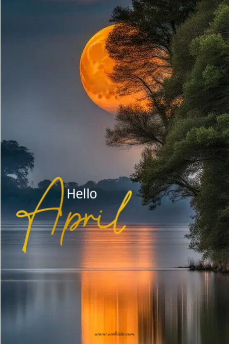 hello april Template | PosterMyWall