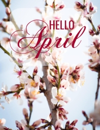 hello april Template | PosterMyWall