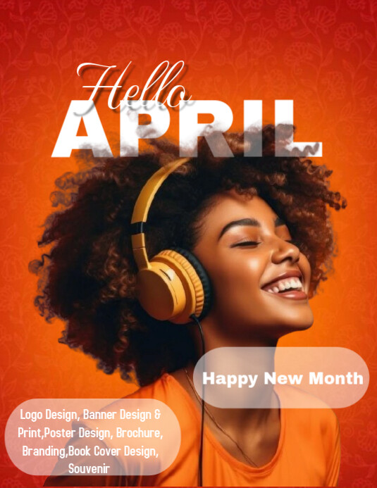 Copy of Hello April Flyer (us Letter) | PosterMyWall