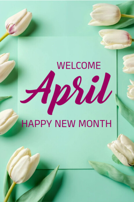 Copy of Hello April flyer | PosterMyWall
