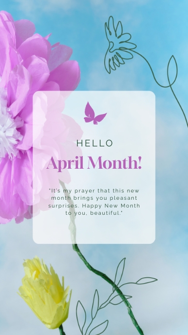 Copy of Hello April Wishes | PosterMyWall