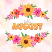 august template | PosterMyWall