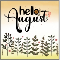 hello august Template | PosterMyWall