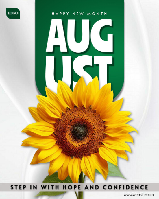 Plantilla de hello august flyer template | PosterMyWall