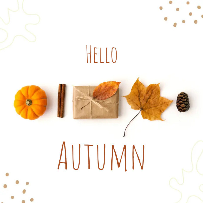 Hello Autumn! Template | PosterMyWall