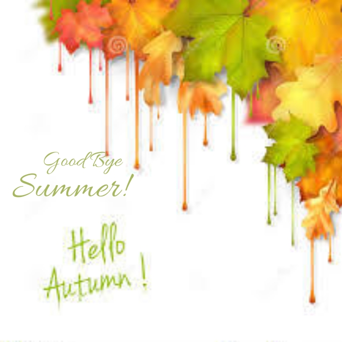 hello autumn, goodbye summer instagram post Template | PosterMyWall